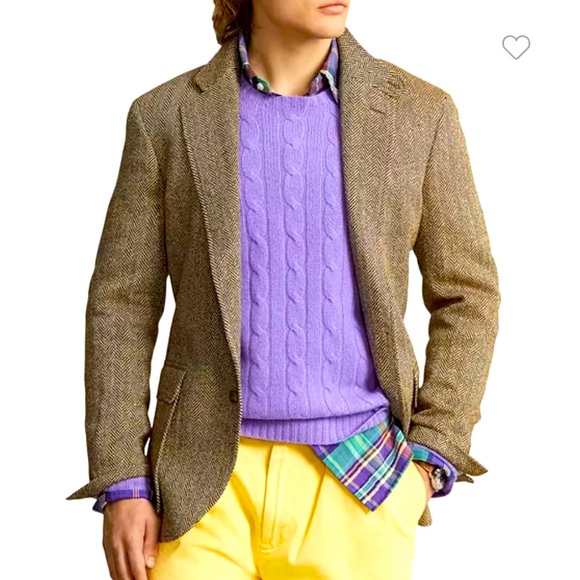 Polo Ralph Lauren | Suits & Blazers | Polo By Ralph Lauren Wool Herringbone Blazer | Poshmark